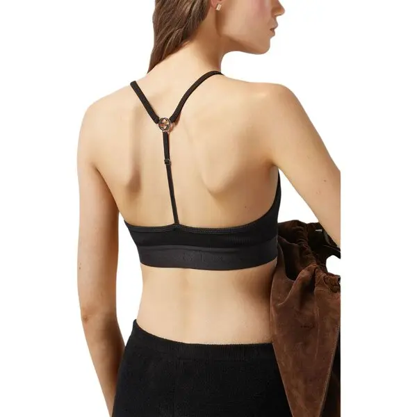 Gucci Nylon Jersey Crop Top