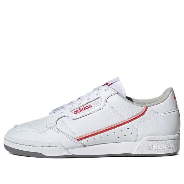 Adidas Continental 80 Sneakers - White/red