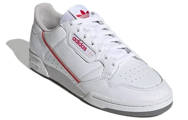 Adidas Continental 80 Sneakers - White/red