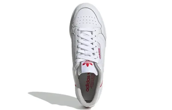 Adidas Continental 80 Sneakers - White/red