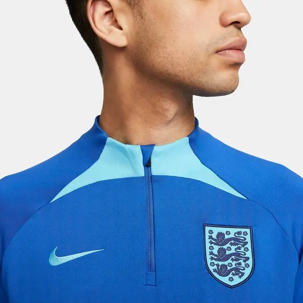 Nike England Dri-fit Strike 1/4 Zip Long Sleeve Drill Top