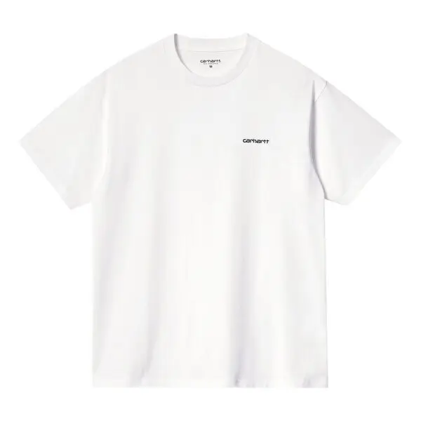 Carhartt Work In Progress Script Embroidery Short Sleeve T-shirt