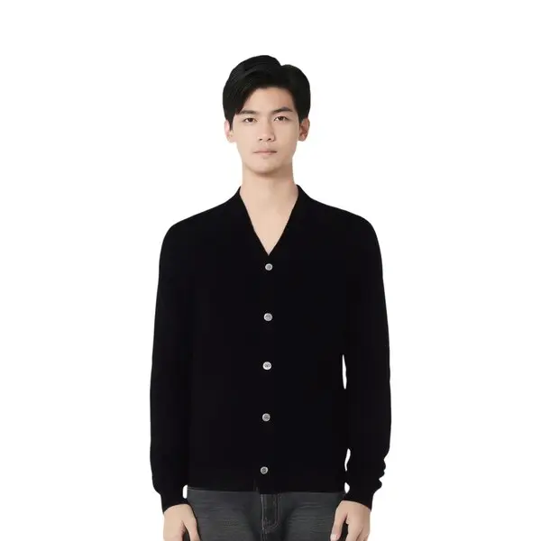 Play Comme Des Garcon Fw25 X Invader Double Pixel Heart Cardigan