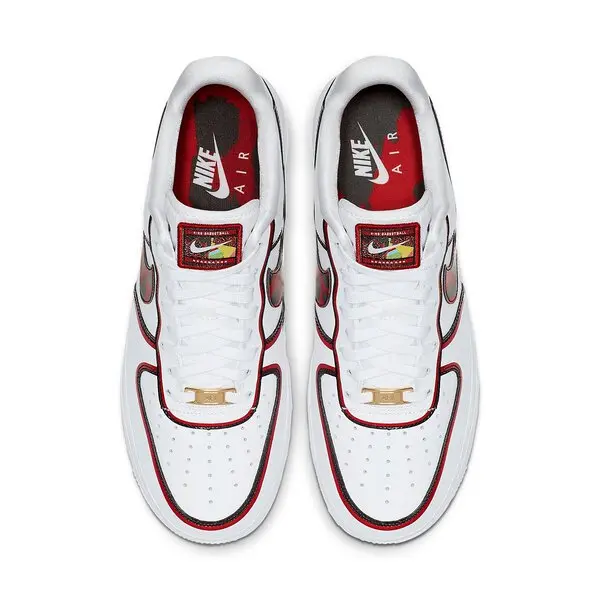 Nike Force 1 Low '07 'rodman' Sneakers - Red/white/black