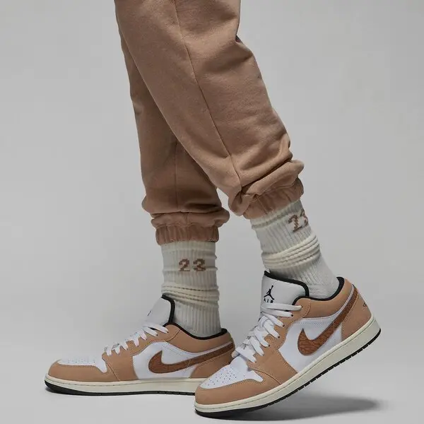 JORDAN Flight Fleece Sweatpants 'hemp Heather Sail