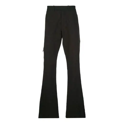 Off-White Slim Fit Logo Casual Pants - Black