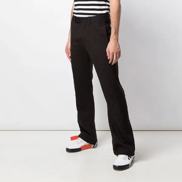 Off-White Slim Fit Logo Casual Pants