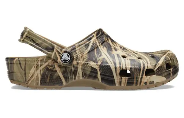 CROCS Classic Realtree V2 Clogs - Brown/beige/green