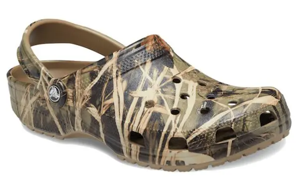 CROCS Classic Realtree V2 Clogs - Brown/beige/green