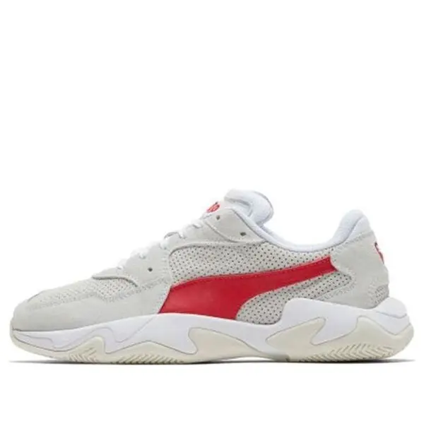 PUMA Storm Street Trainers - White/red