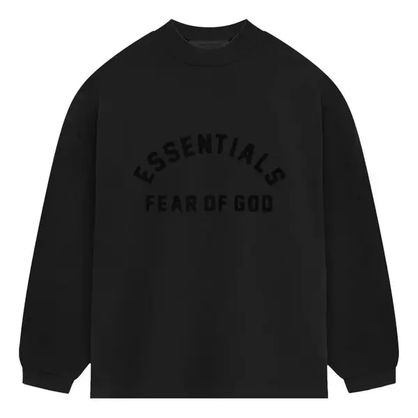 Fear Of God Ss24 Heavy Jersey Long-sleeve T-shirt - Black