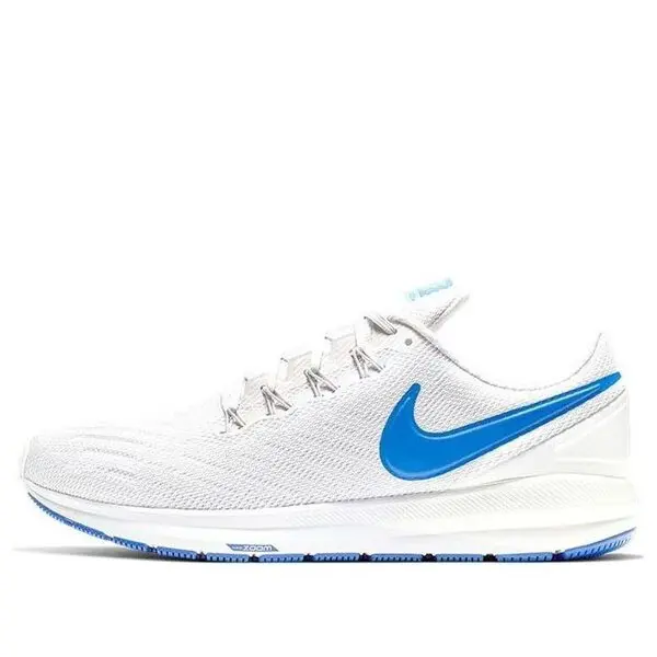 Nike Zoom Structure 22 Sneakers - White/blue