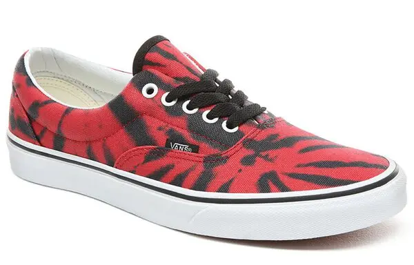 VANS Era Low Top Sneakers - Black/red