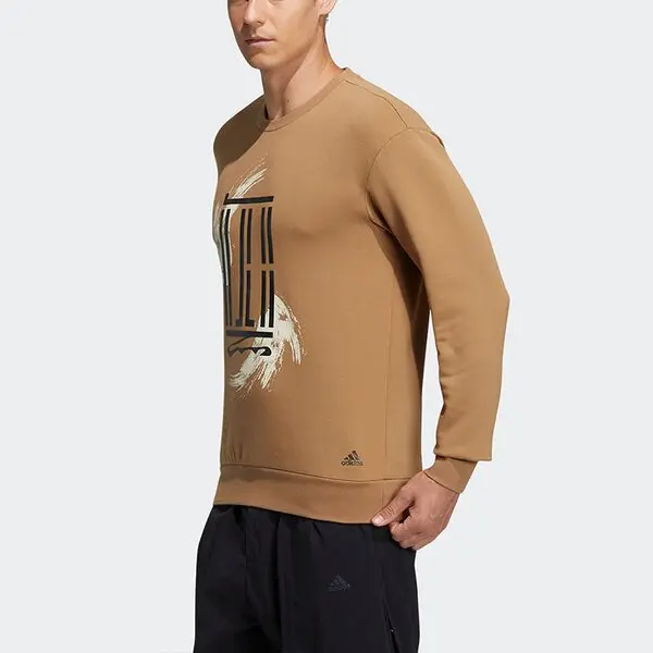 Adidas Round Neck Pullover With Graphic Print
