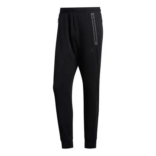 Adidas M Pnt Sj Reg Zipper Casual Sports Pants - Black