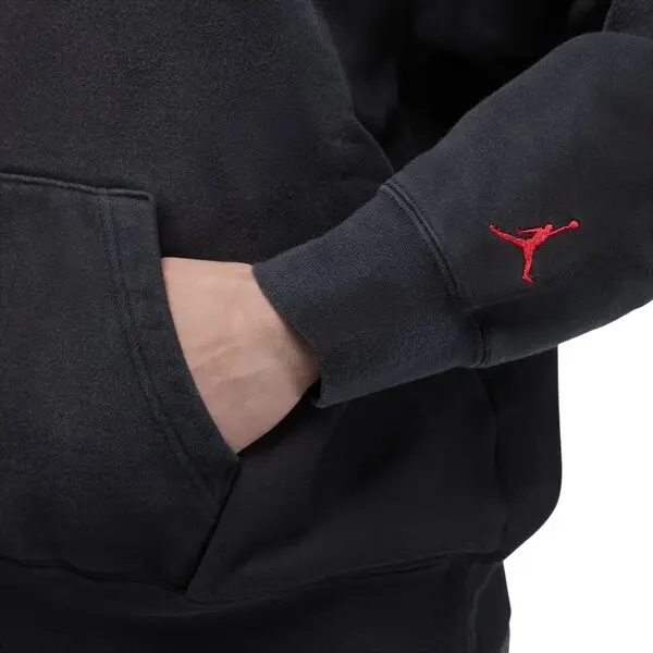 JORDAN Air Flight Fleece Satin-lined Hoodie