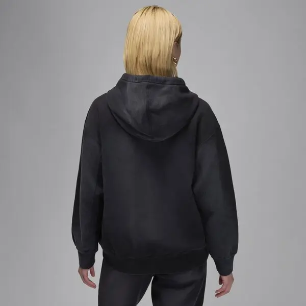 JORDAN Air Flight Fleece Satin-lined Hoodie