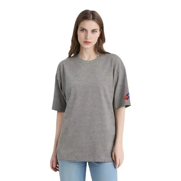 Play Comme Des Garcon Fw25 Double Heart T-shirt