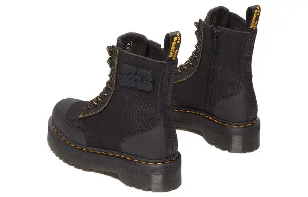 Dr. Martens X Ganni Jadon Platform Combat Boots