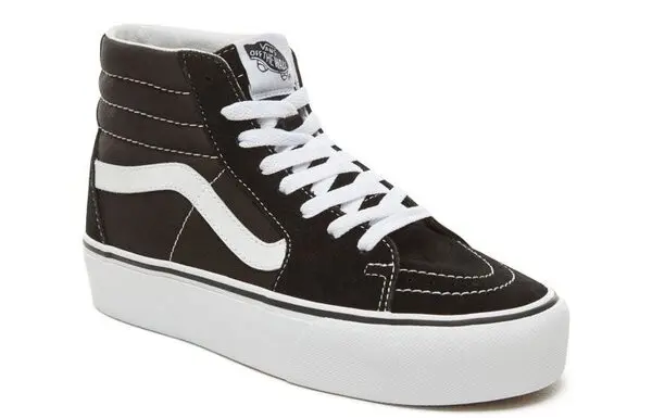 VANS Sk8-hi Platform 2 High Top Sneakers - Black