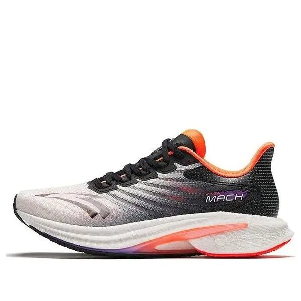 ANTA Mach 4.0 Athletic Sneakers - White/black/orange