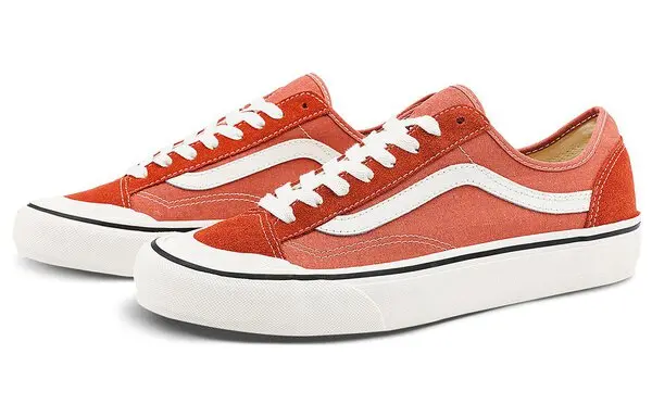 VANS Style 136 Vr3 Low Top Sneakers - Red/white