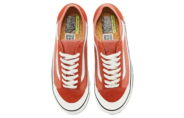 VANS Style 136 Vr3 Low Top Sneakers - Red/white