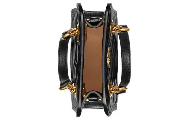 Gucci Gg Marmont Matelasse Mini Bag - Black