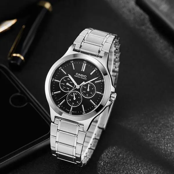Casio Stainless Steel Analog Watch