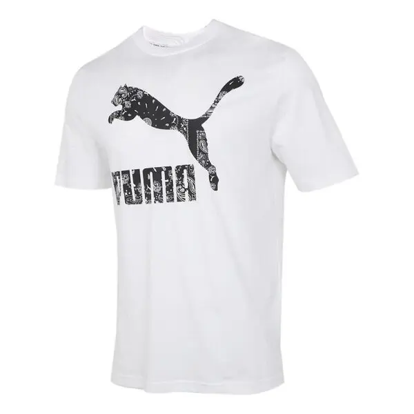 PUMA Archive Logo T-shirt 'white - White/black