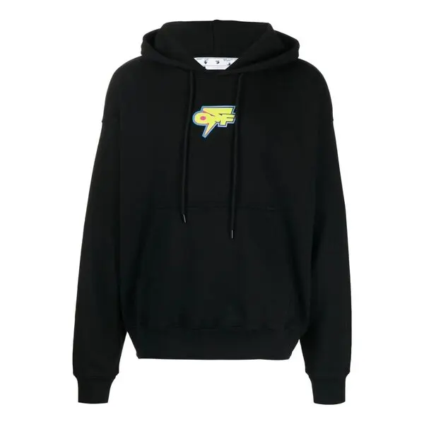 Off-White Printed Hoodie - White