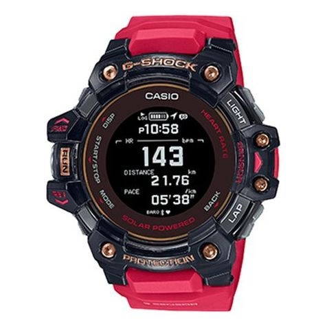 Casio G-shock Digital Watch With Solar And Bluetooth Connectivity - Redblack