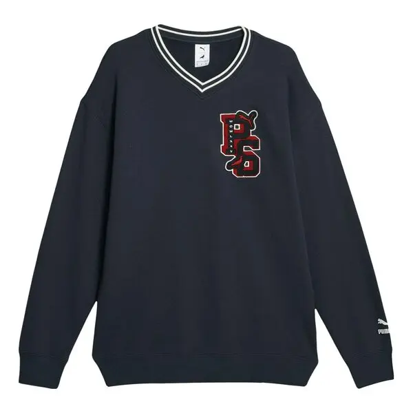 PUMA X Staple V Neck Crew Tr - New Navy