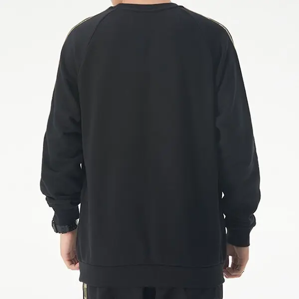 Adidas Originals Crewneck Pullover With Camouflage Stripes