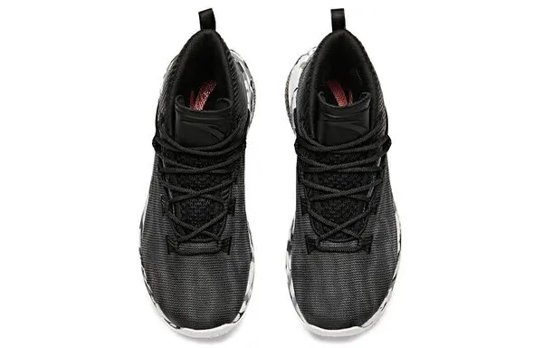 ANTA Ufo 2 High-top Athletic Sneakers - Black/white/grey
