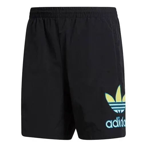 Adidas Originals Large Logo Sports Shorts - Black