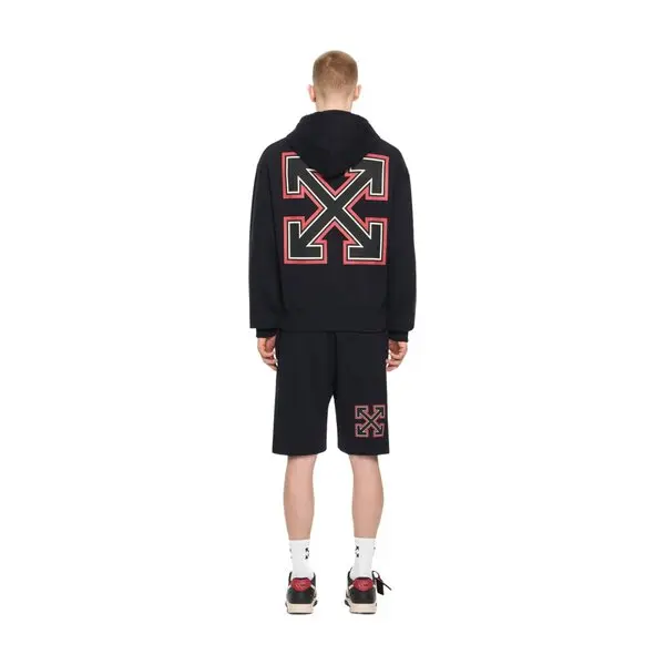 Off-White X C/o Ac Milan Arrow Hoodie