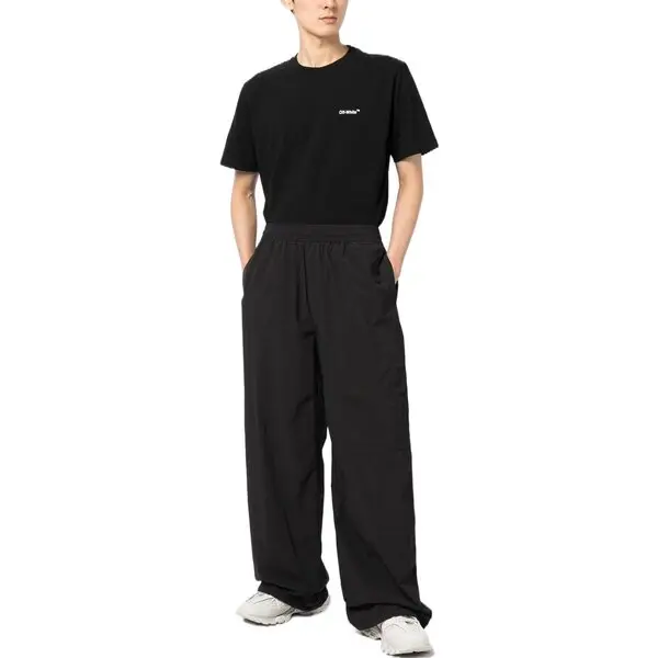 Off-White Logo Patch Track Pants - White
