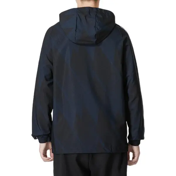 Adidas Logo Printing Hooded Zipper Jacket