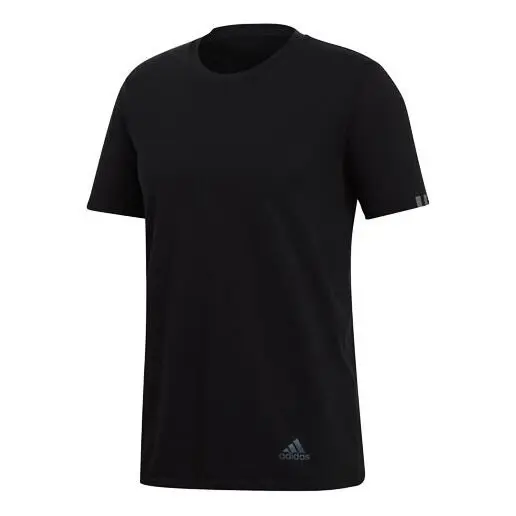 Adidas Reflective Sports Short Sleeve T-shirt - Black