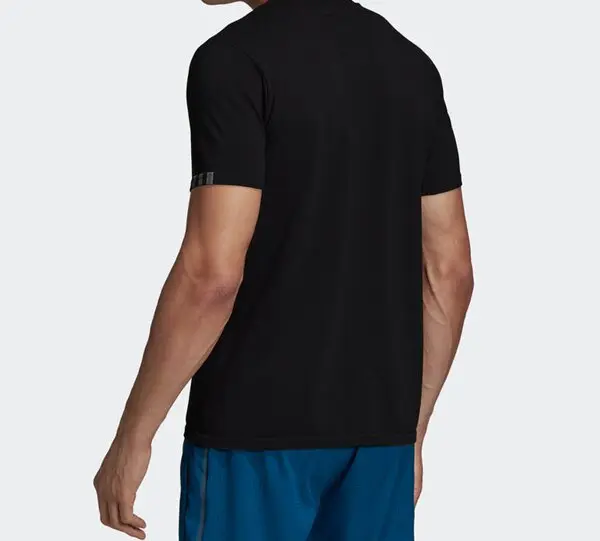 Adidas Reflective Sports Short Sleeve T-shirt - Black