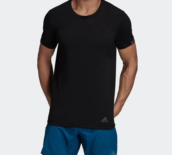 Adidas Reflective Sports Short Sleeve T-shirt - Black