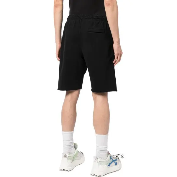 Off-White Script Logo Track Shorts - White