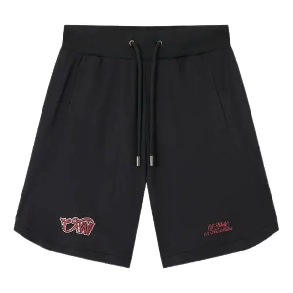 Off-White X C/o Ac Milan Tech Shorts - Black/red
