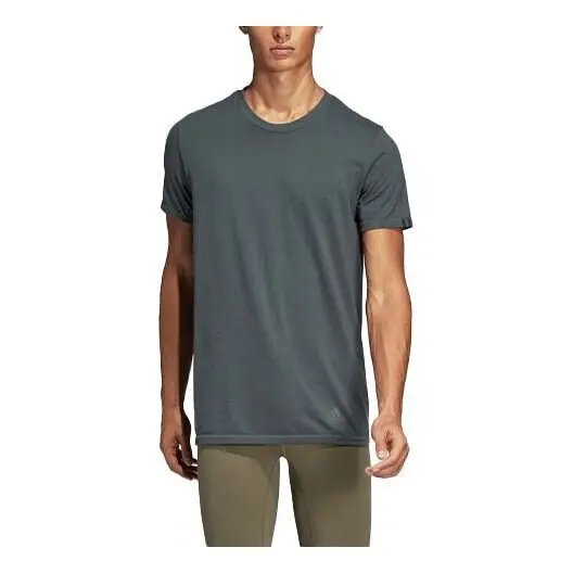 Adidas Training Gym Round Neck Short Sleeve - Green