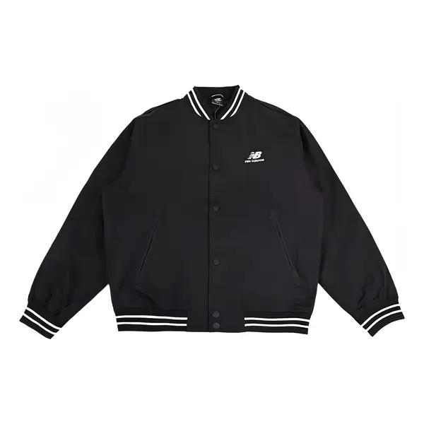 NEW BALANCE Logo Baseball Jacket - Black