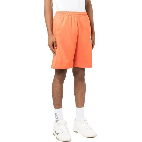 Off-White Logo Print Elastic Waistband Shorts - Default Color