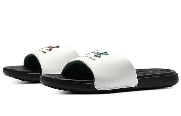 Under Armour Ansa Graphic Logo Slides - Black/white