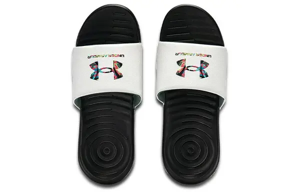 Under Armour Ansa Graphic Logo Slides - Black/white