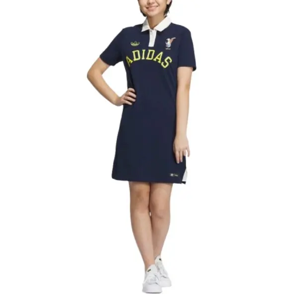 Adidas Dumbo Sportswear Knit Polo Dress